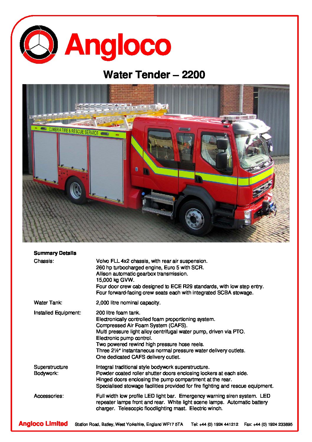 Angloco Limited - Fire Fighting and Rescue Vehicles and Equipment ...