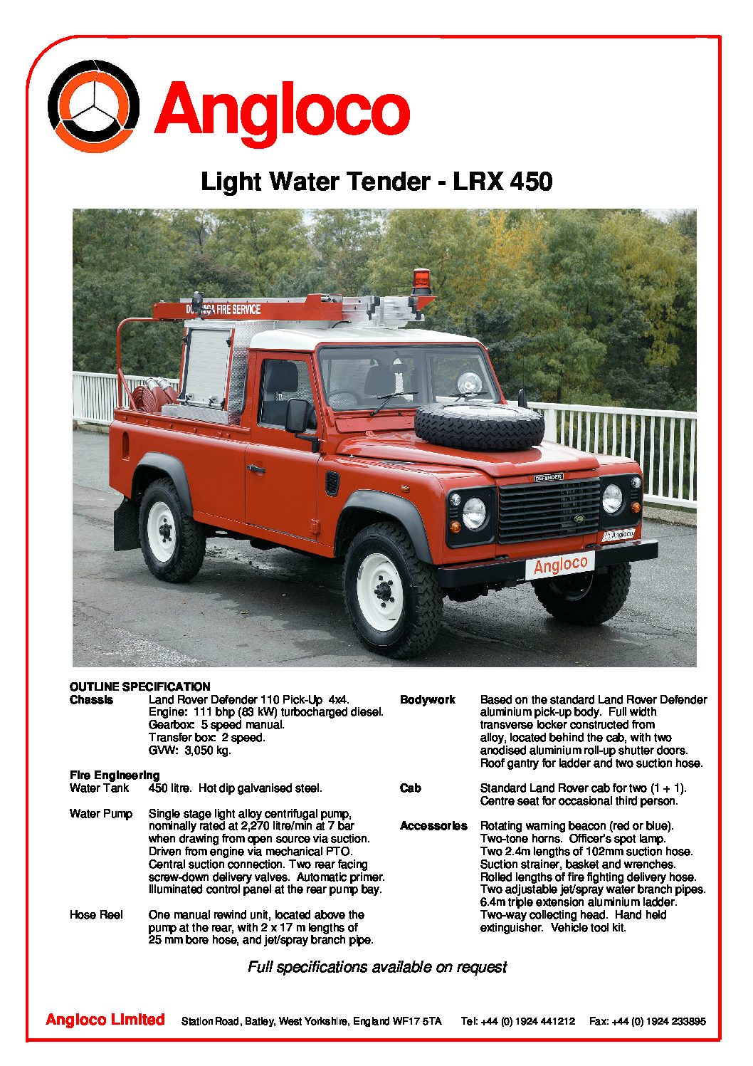 Angloco Limited - Fire Fighting and Rescue Vehicles and Equipment ...