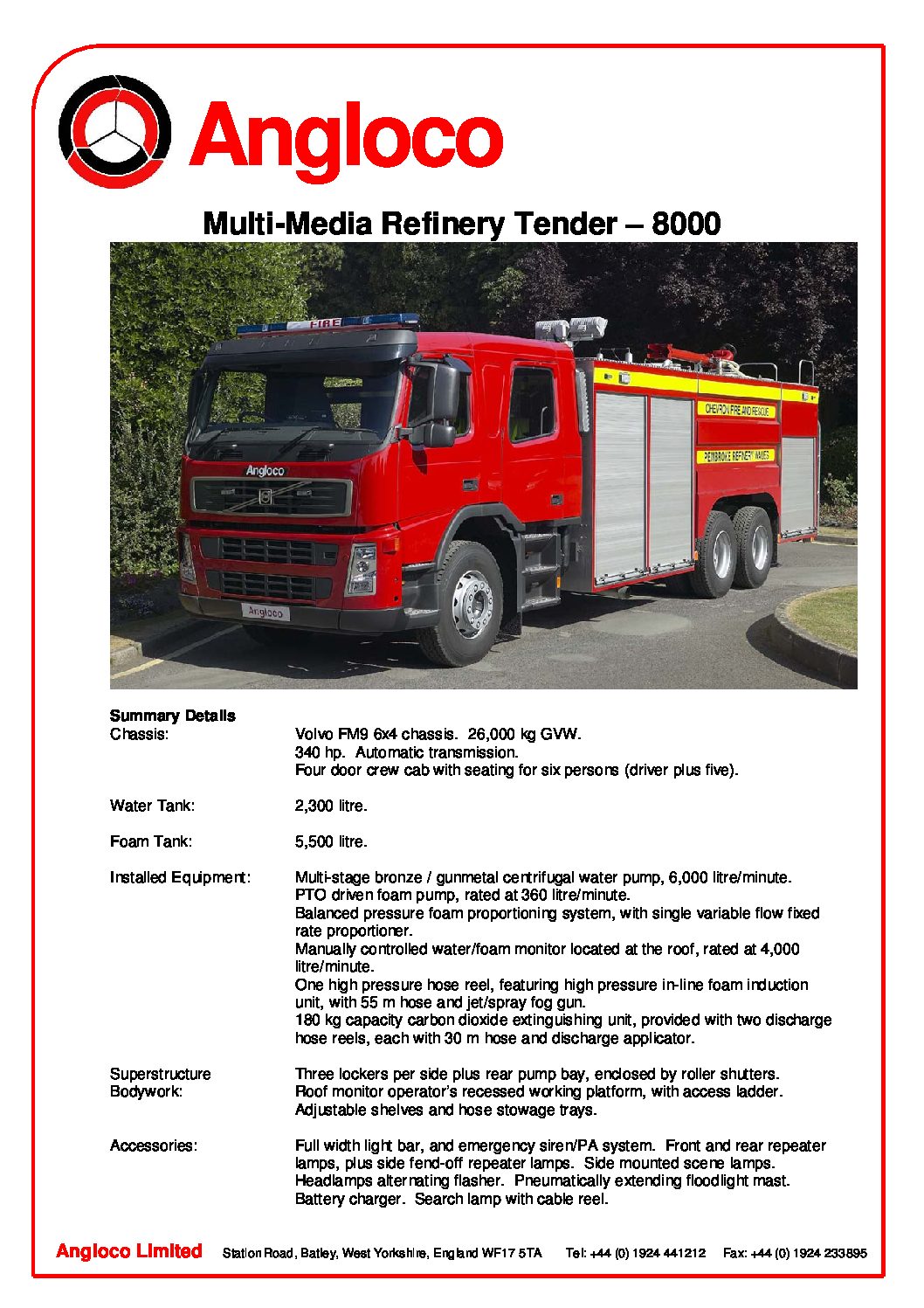 Angloco Limited - Fire Fighting and Rescue Vehicles and Equipment ...