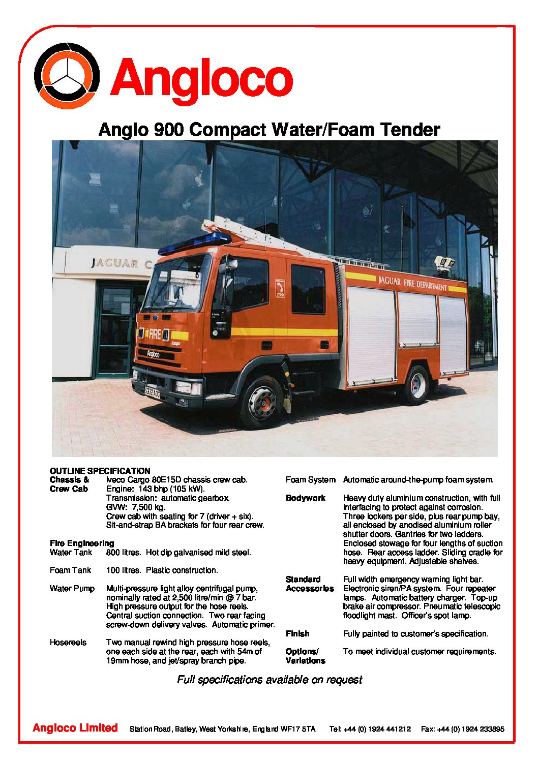 Angloco Limited - Fire Fighting and Rescue Vehicles and Equipment ...