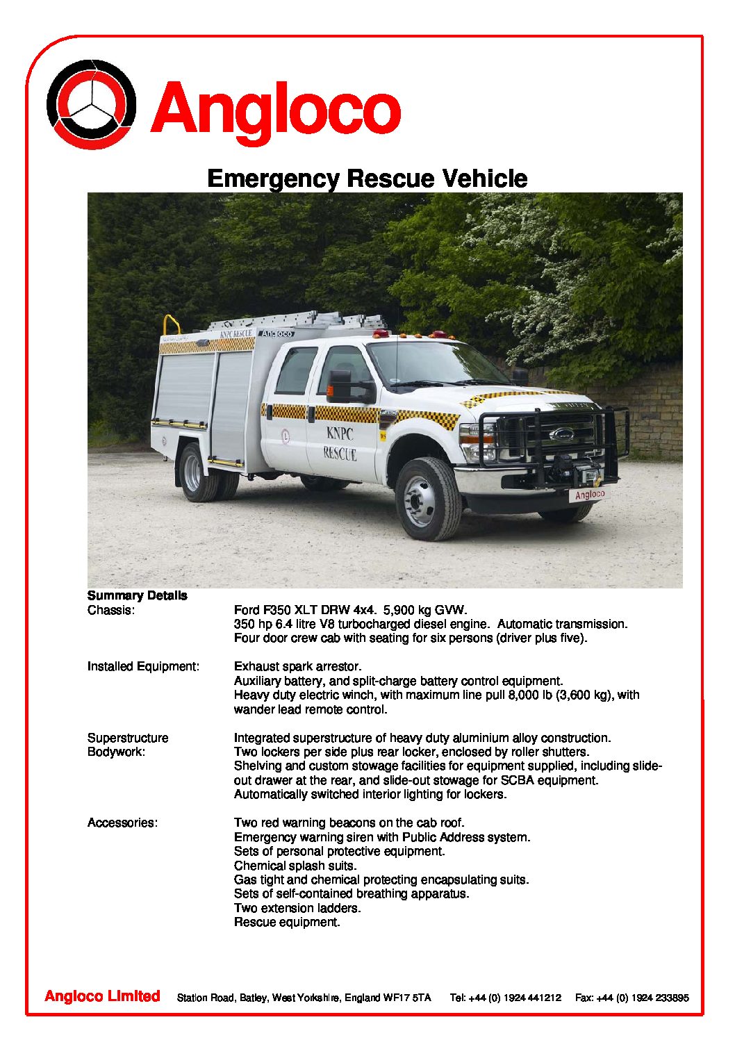 Angloco Limited - Fire Fighting and Rescue Vehicles and Equipment ...