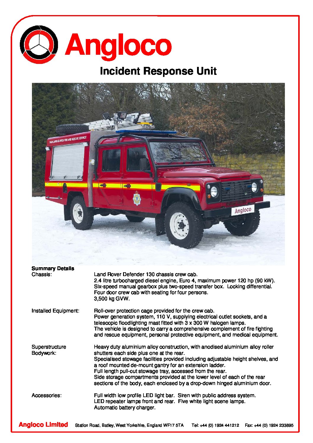 Angloco Limited - Fire Fighting and Rescue Vehicles and Equipment ...
