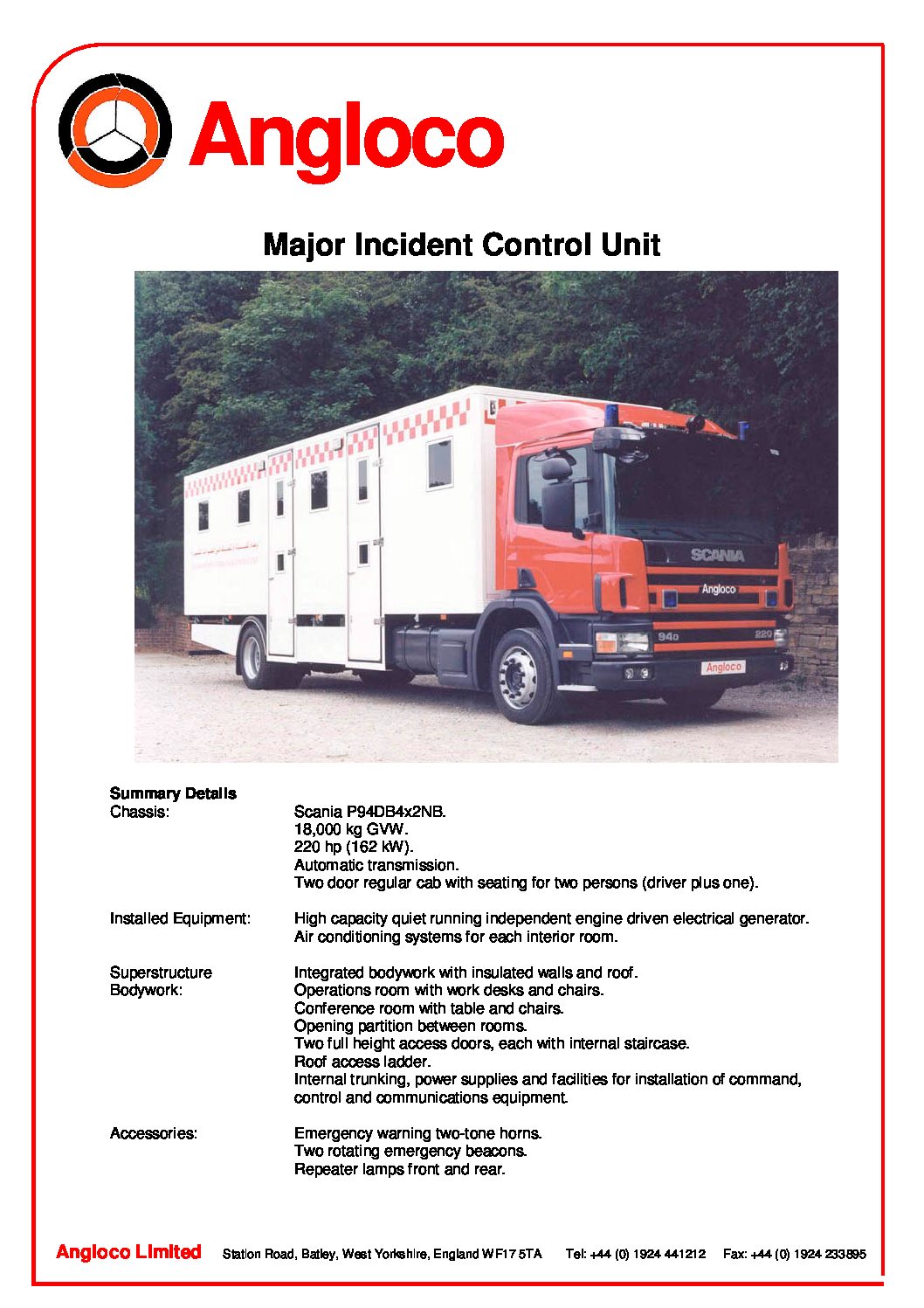 Angloco Limited - Fire Fighting and Rescue Vehicles and Equipment ...