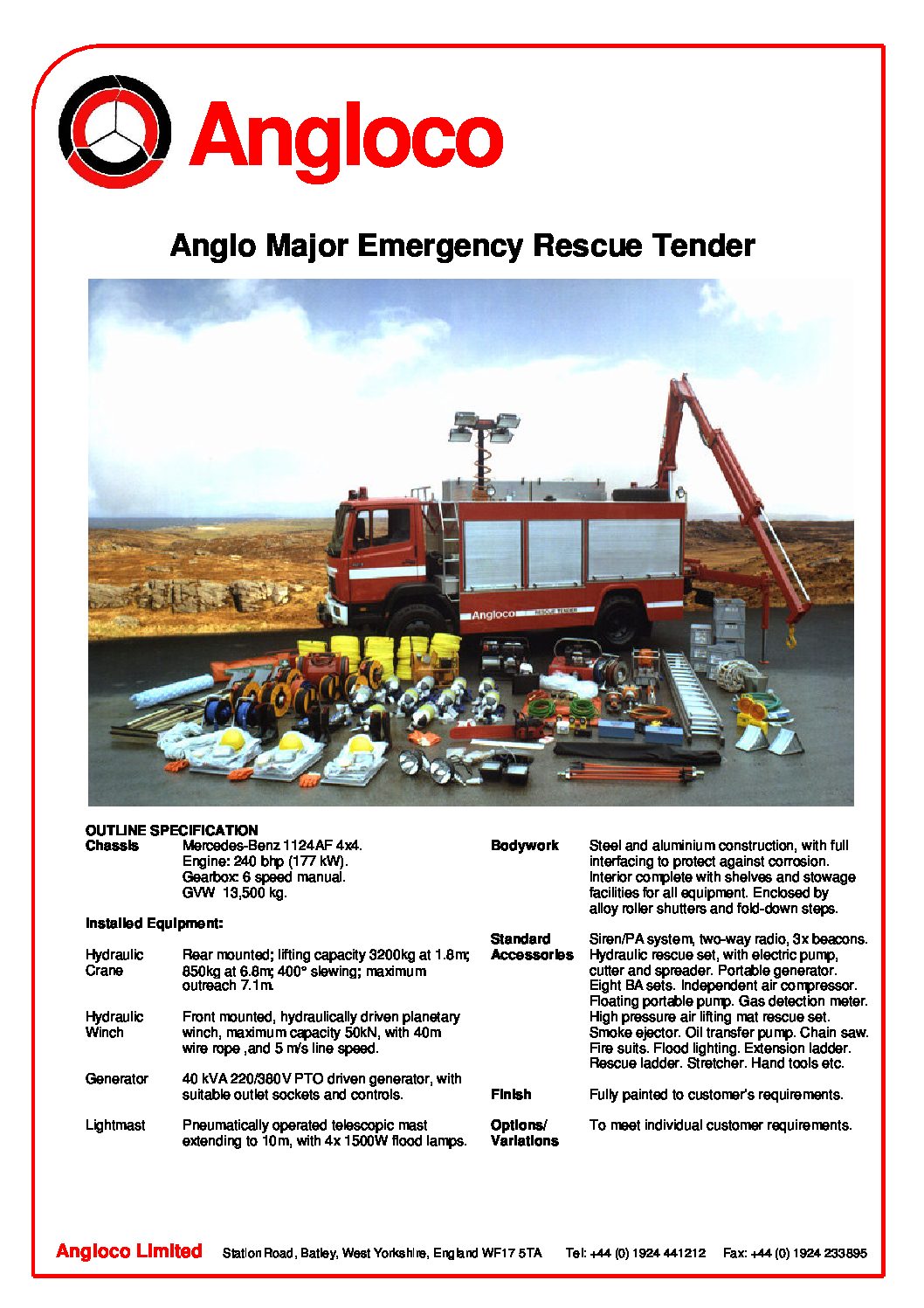 Angloco Limited - Fire Fighting and Rescue Vehicles and Equipment ...